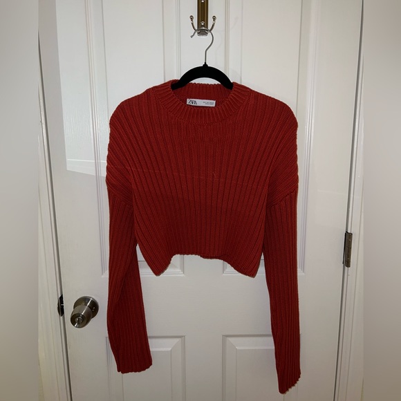 Zara | Sweaters | Redorange Zara Sweater | Poshmark